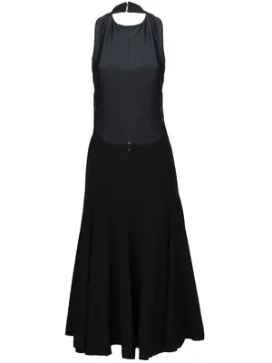 Jacquemus La Robe Favola Flared Halter Dress