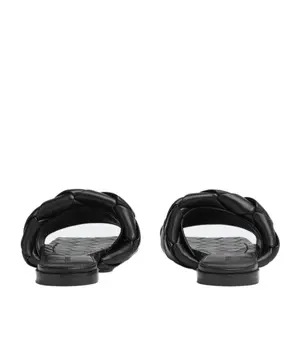 Bottega Veneta The Lido Flat Sandals - Black