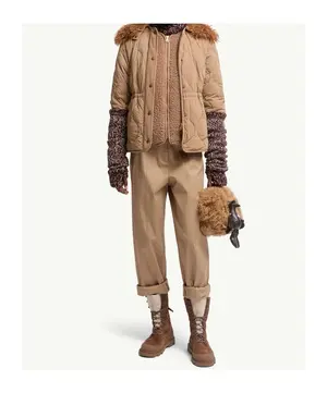 Moncler Straight Leg Gabardine Trousers