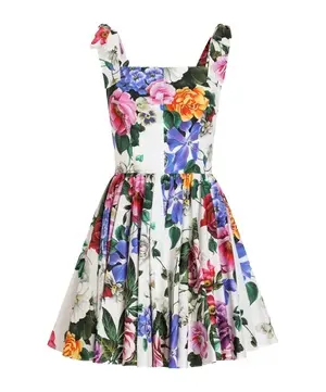 Floral Print Mini Cocktail Dresses
