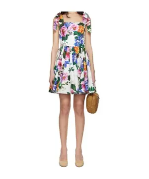Dolce & Gabbana Floral Sleeveless Mini Dress