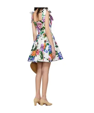 Dolce & Gabbana Floral Sleeveless Mini Dress