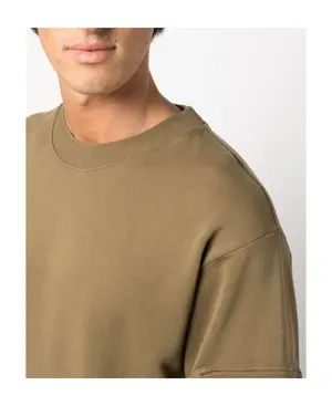 Dries Van Noten Round Neck Long Sleeve Sweater With Pocket Detail