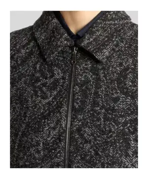 Etro Wool-blend Jacquard Zip-up Bomber Jacket