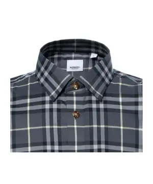 Burberry Short Sleeve Shirt - Dark Gray