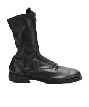 Guidi Front Zipper Ankle Boots