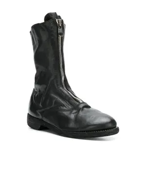 Guidi Front Zipper Ankle Boots