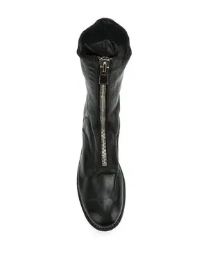 Guidi Front Zipper Ankle Boots