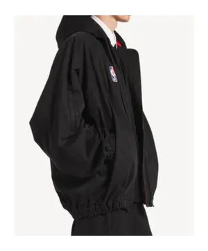 Balenciaga Nba Logo Hooded Jacket