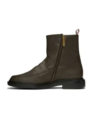 Thom Browne Leather Ankle Boots