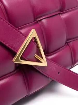 Bottega Veneta Padded Cassette Crossbody Bag - Red