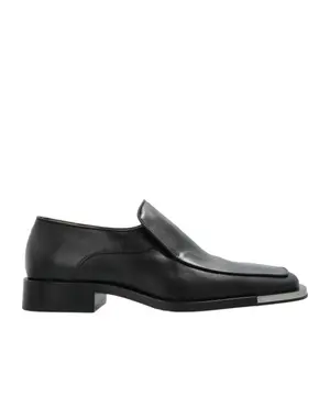 Bottega Veneta Square Toe Slip-on Loafers