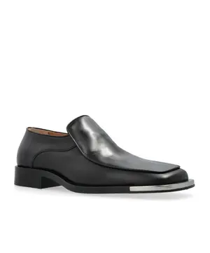 Bottega Veneta Square Toe Slip-on Loafers