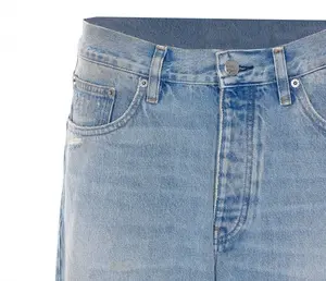 SUNFLOWER Worn Painted Straight-leg Jeans