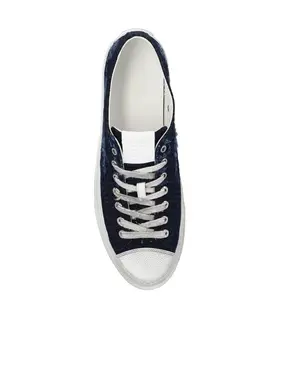 Givenchy 4g Monogrammed Distressed Lace-up Sneakers - Navy Blue