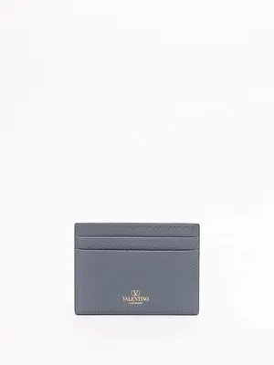 Valentino Garavani Rockstud Cardholder - Gray