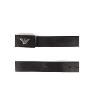 Emporio Armani Logo Plaque Belt