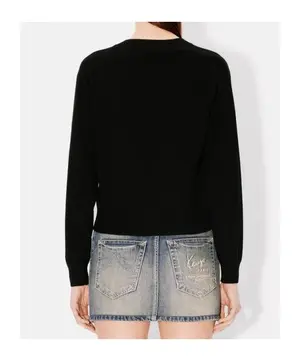 Kenzo Logo Embroidery Cardigan