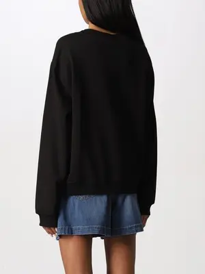 Moschino Heart Logo Print Sweatshirt