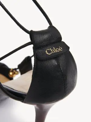 Chloé Luna Knotted Strap Pumps - Black