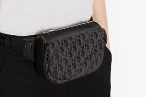 Dior Monogrammed Emblem Pocket Waist Bag