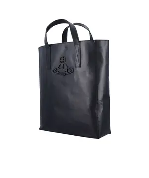 VIVIENNE WESTWOOD Sarah Medium Tote Bag - Black