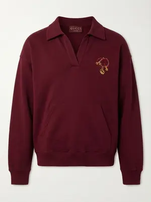 Gucci Cotton Jersey Sweatshirt With Embroidery