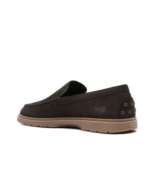 TOD'S Round Toe Slip-on Loafers