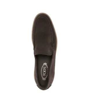 TOD'S Round Toe Slip-on Loafers