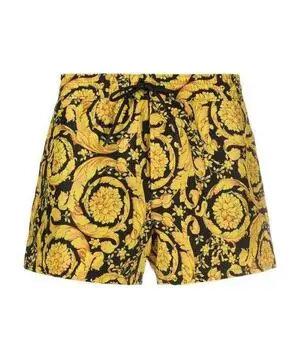 Versace Barocco Printed Swim Shorts - Multicolor