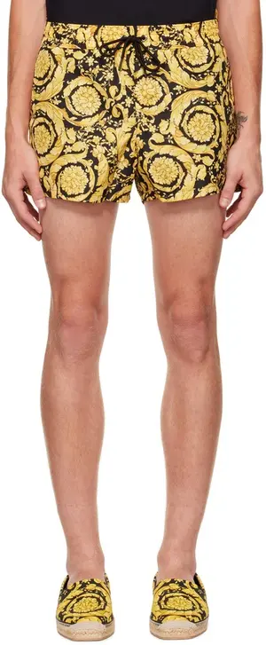 Versace Barocco Printed Swim Shorts