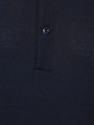 Brunello Cucinelli Waffle-pattern Henley-collar Polo Shirt