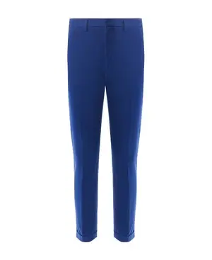 Zegna Pleated Casual Pants With Curled Hem - No