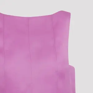 Khaite The Mags Sleeveless Mini Dress - Pink