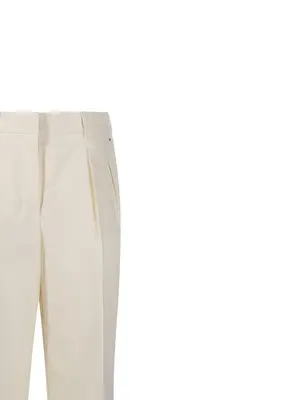 Moncler Gabardine Wide-leg Tailored Trousers