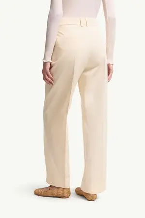 Moncler Gabardine Wide-leg Tailored Trousers