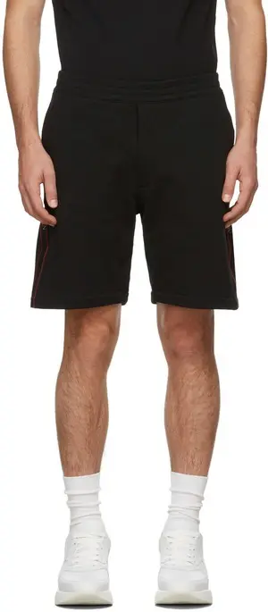 Alexander McQueen Logo Ribbon Sweat Shorts