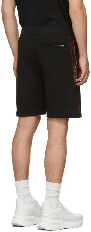 Alexander McQueen Logo Ribbon Sweat Shorts