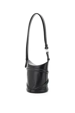 Alexander McQueen Small Curve Bucket Bag