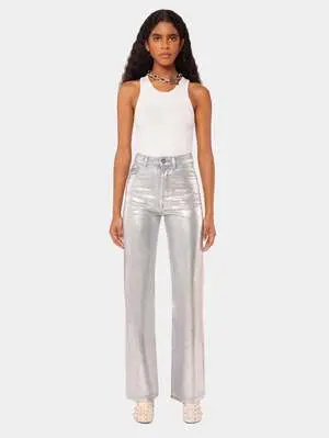 Rabanne Mid-rise Straight Leg Jeans