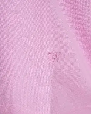 Bottega Veneta Short Sleeve Collared Polo Top