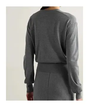 Khaite The Jackie Cardigan - Gray