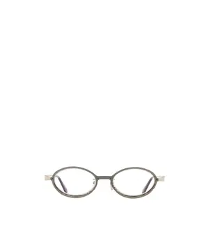 KUBORAUM Oval Full Rim Optical Frame - Silver