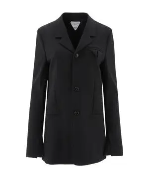 Bottega Veneta Single-breasted Blazer With Buckle Detail