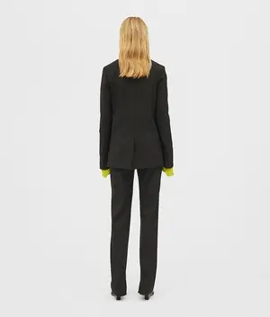 Bottega Veneta Single-breasted Blazer With Buckle Detail