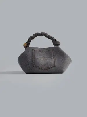 GANNI Small Bou Tote Bag - Black