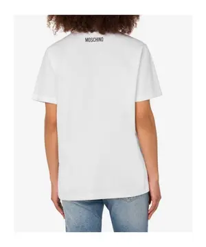 Moschino Graphic Print Crewneck T-shirt - White