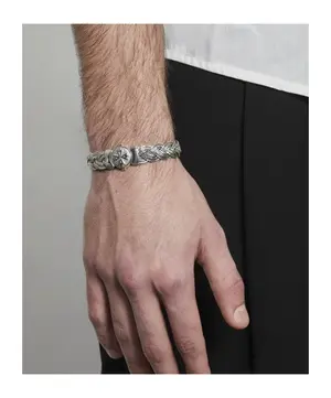 Emanuele Bicocchi Braided Sterling Bracelet