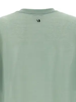 Victoria Beckham Logo Embroidered Crewneck T-shirt