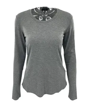 Max Mara Long-sleeved T-shirt - Gray